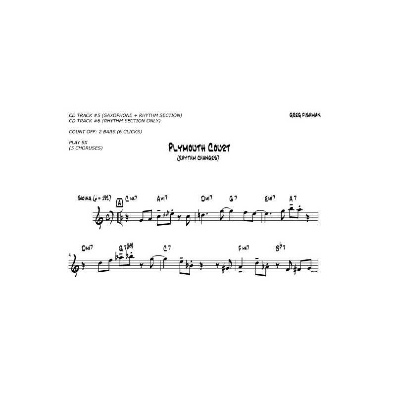 greg fishman Jazz Saxophone Etudes, studi sassofono