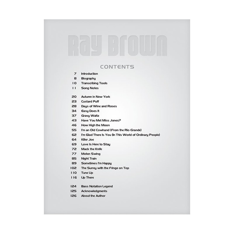 Ray Brown Legendary Jazz Bassist www.birdlandjazz.it